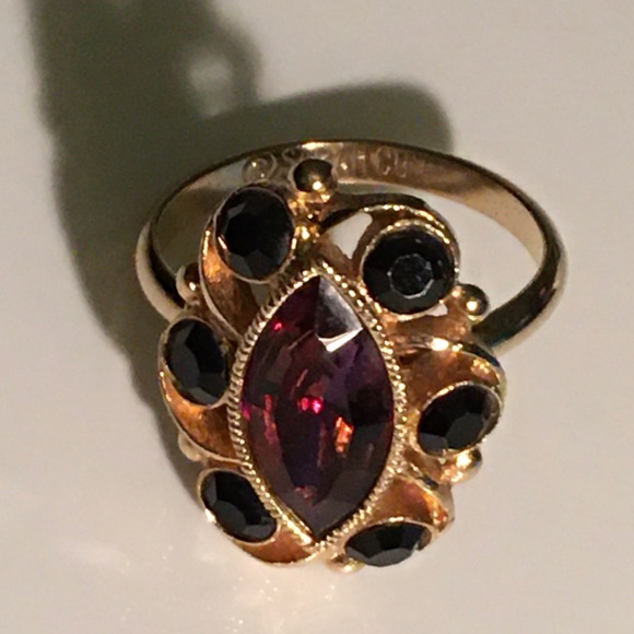Sarah Coventry | Jewelry | Nos Gorgeous Vintage 974 Java Ring Sarah Coventry Adjustable Never ...
